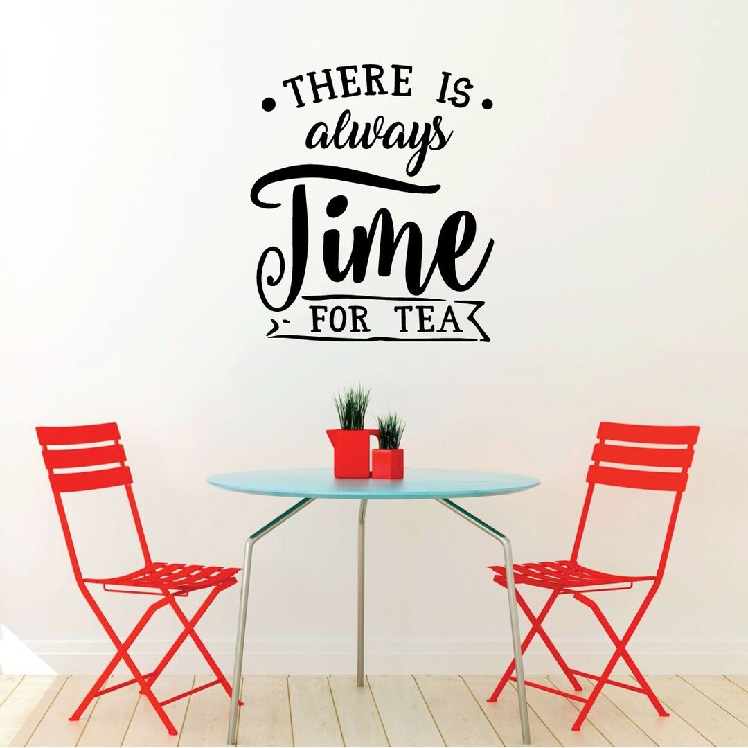 Kitchen Wall Sign - There is Always Time for Tea - Farmhouse Style ...
