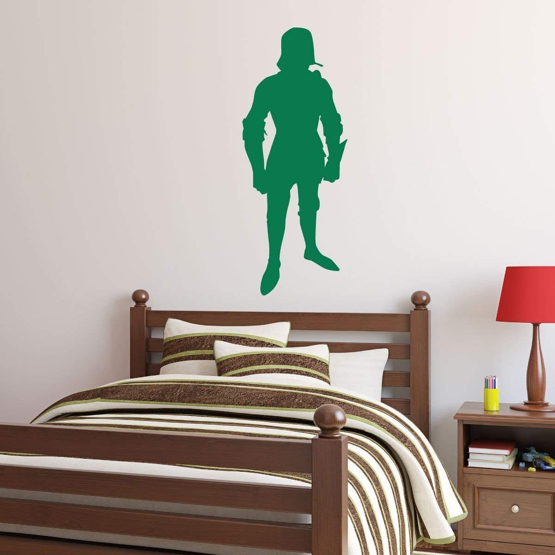 Customized Name Medieval Knight Wall or Window Vinyl Decal for | Etsy