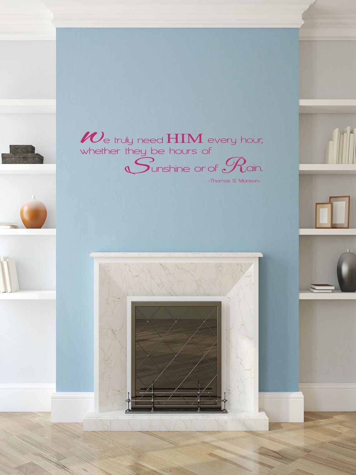 LDS Inspirational Wall Decal Lettering Thomas S Monson We Need | Etsy