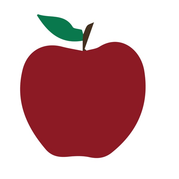 Apple Vinyl Decal - Etsy