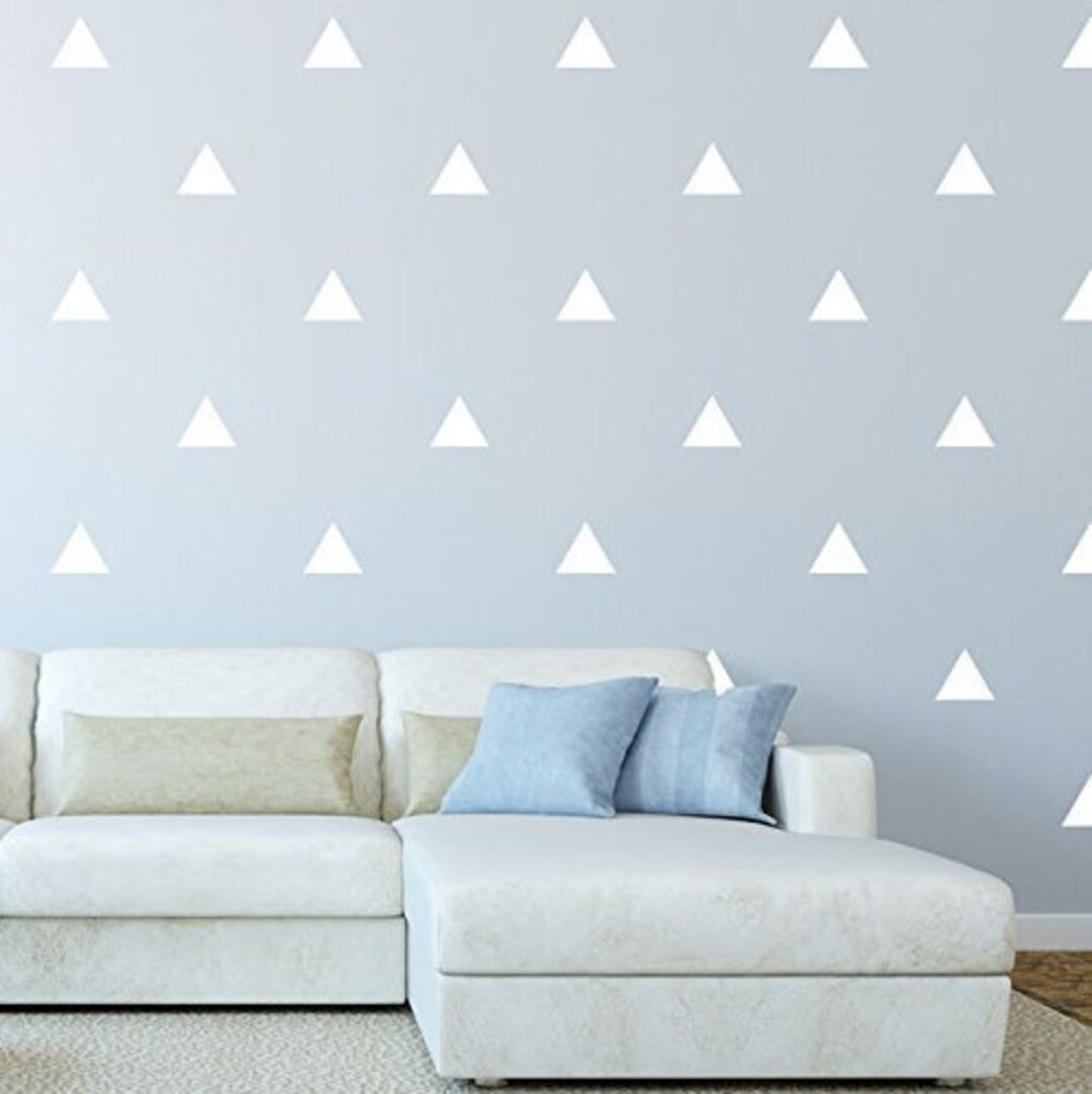 Triangle Shape Vinyl Decals for Walls and Windows - Home Decor for ...