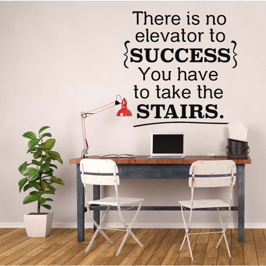 Inspirational Classroom Wall Decal Decoration Quote - There is No ...