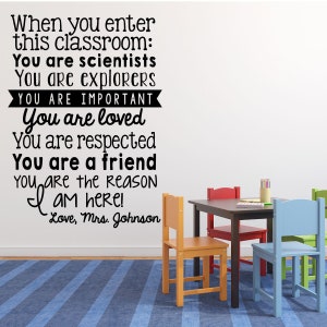 Classroom Decor for Teachers - When You Enter This Classroom ...