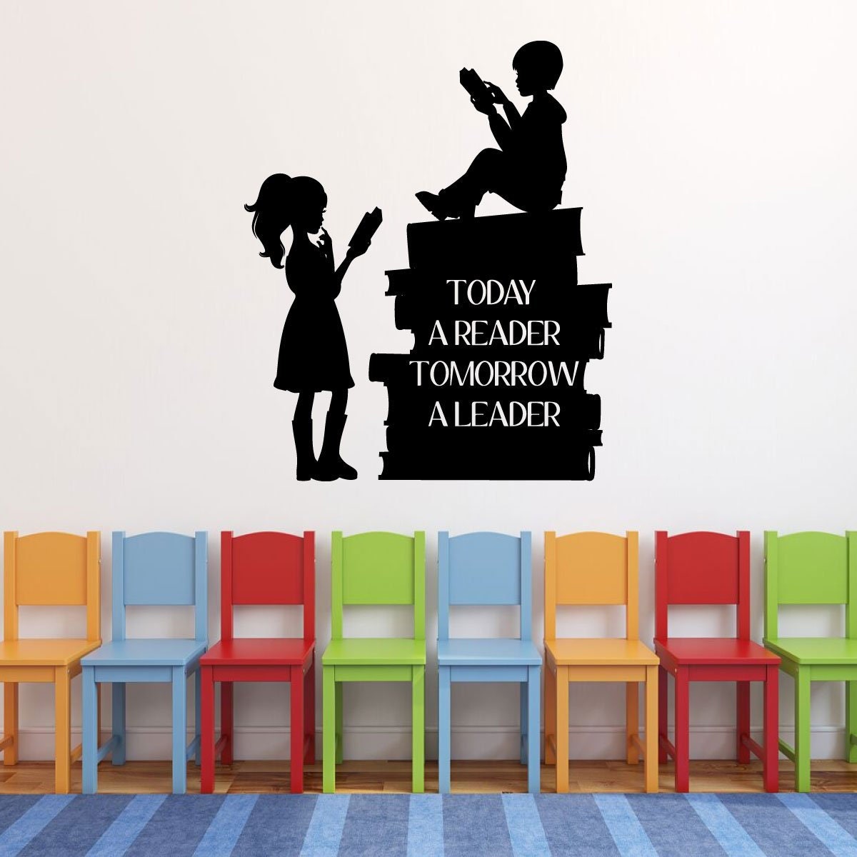 Read Vinyl Wall Decal today a Reader Tomorrow a - Etsy