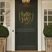 Front Door Decal Vinyl Sticker Hello Fall Vinyl Art for - Etsy