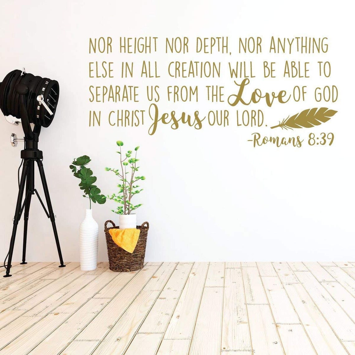 Scripture Wall Art Nothing Can Separate Us From God's - Etsy