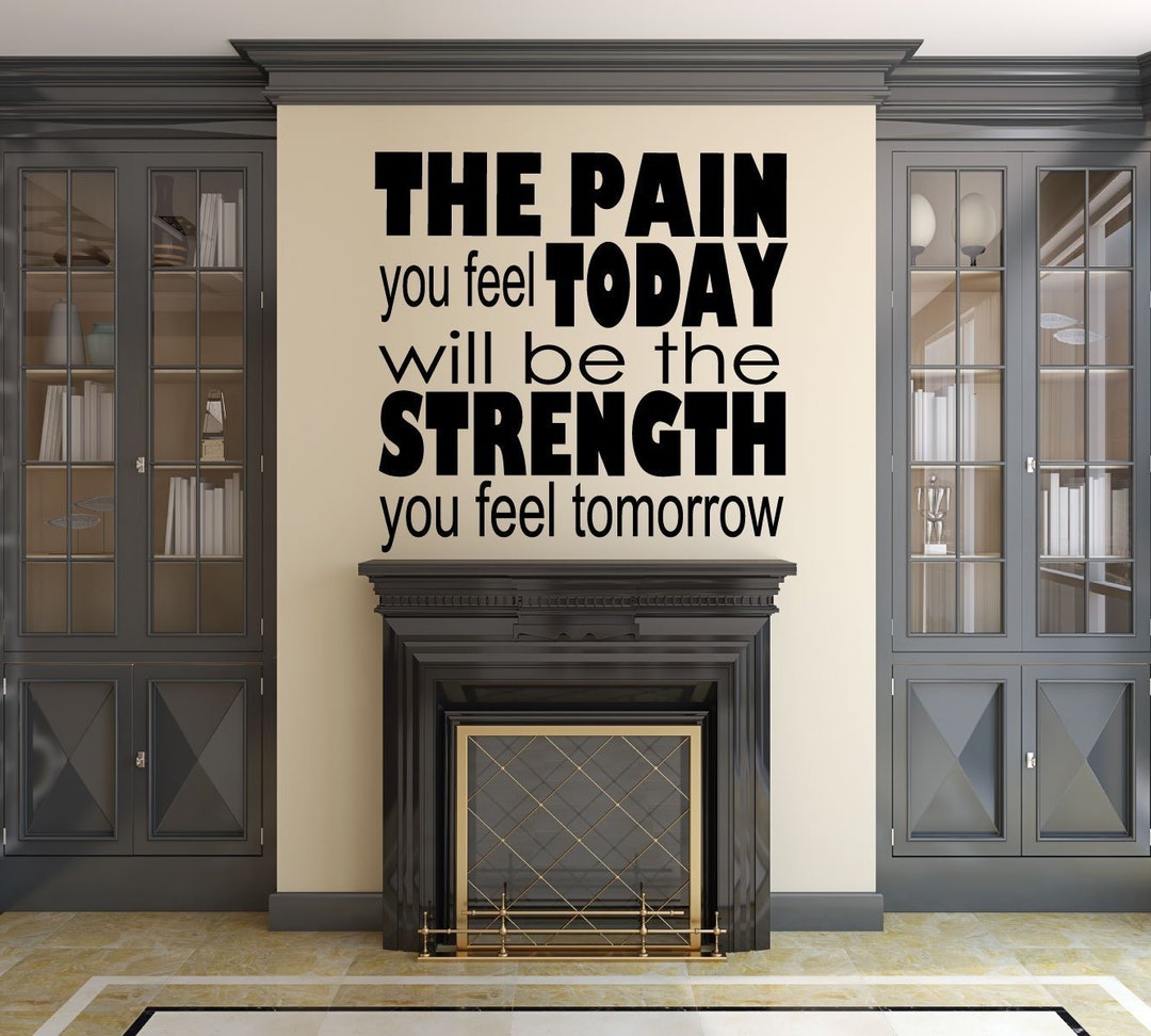 Motivational Wall Decal - Inspiring Vinyl Decor for Athletes ...