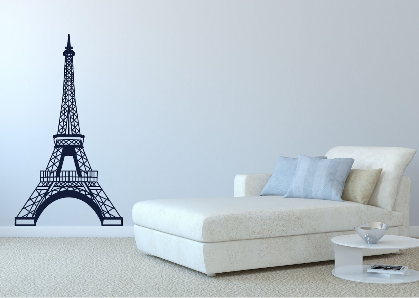 Eiffel Tower Wall Decal French Themed Vinyl Sticker | Etsy