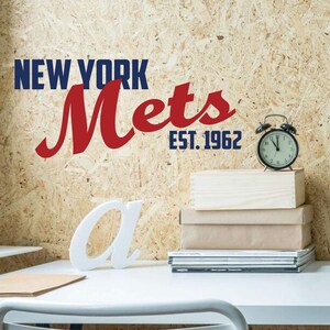 New York Mets Wall Decor - Baseball Decorations - Sports Team Athlete ...