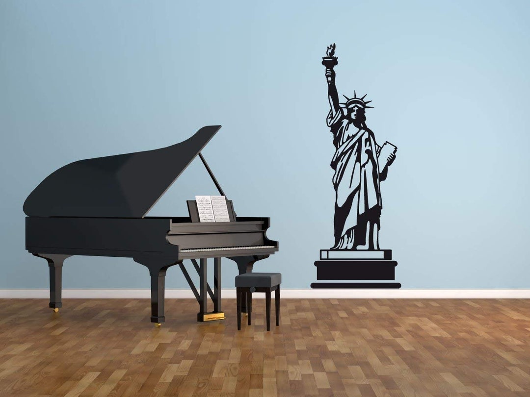 Customvinyldecor Statue of Liberty Wall Decal American - Etsy