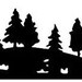 Customvinyldecor | Tree Line Silhouette Vinyl Wall Decal | Vinyl ...