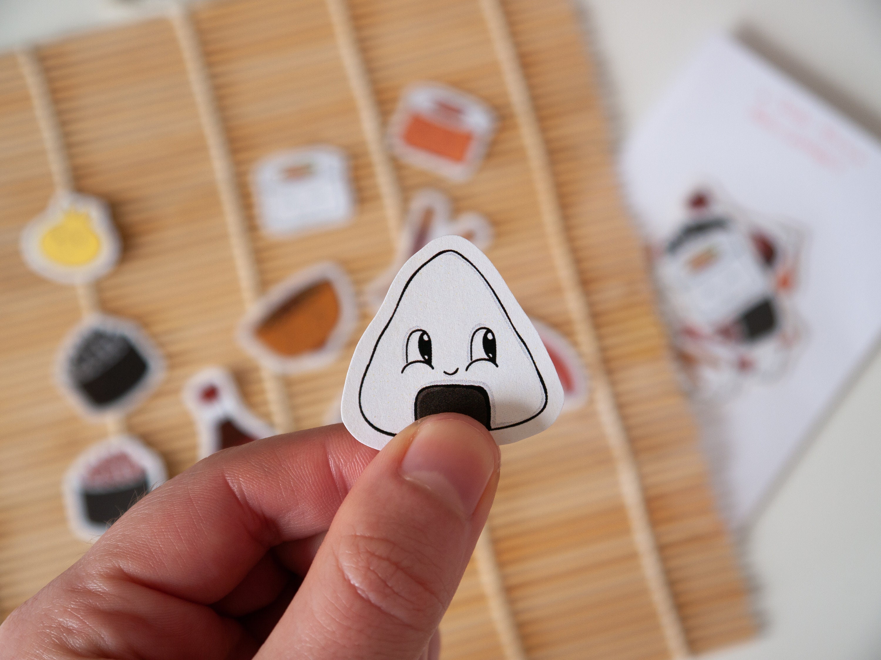 Sushi Sticker Pack, Cute Sushi Vinyl Stickers, Kawaii Sushi, Japanese ...