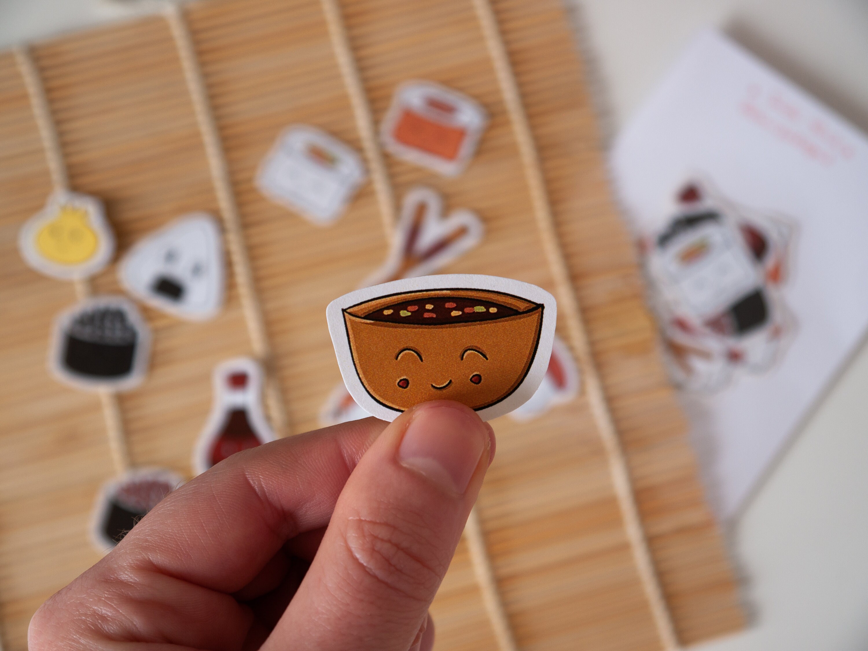 Sushi Sticker Pack, Cute Sushi Vinyl Stickers, Kawaii Sushi, Japanese ...