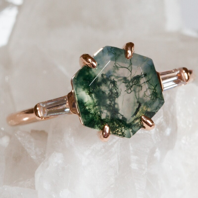 Moss Ring - Etsy
