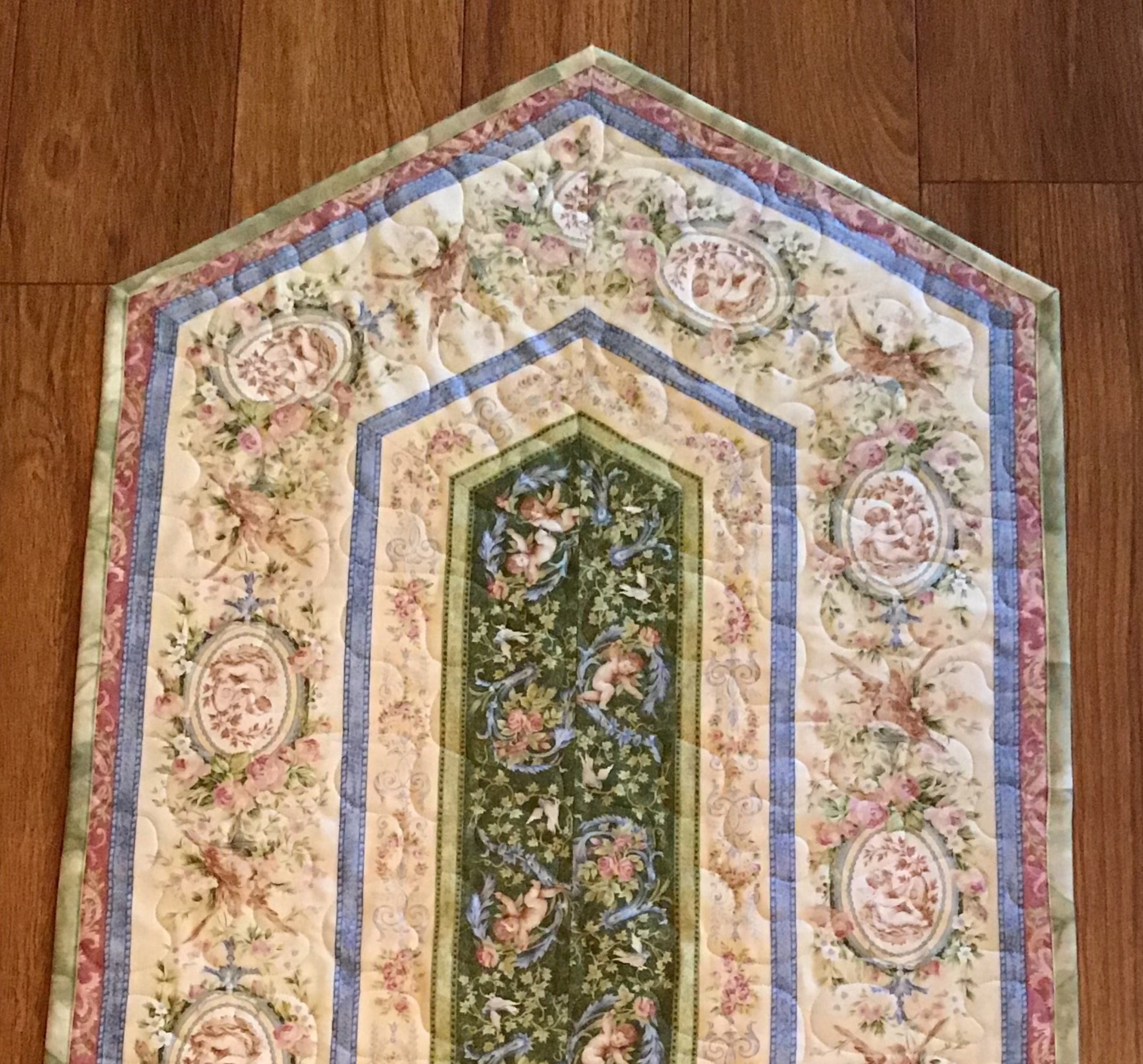 Angel Table Runner Quilts for Sale Quilted Table Runner | Etsy