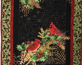 Cardinal Quilt Panel - Etsy