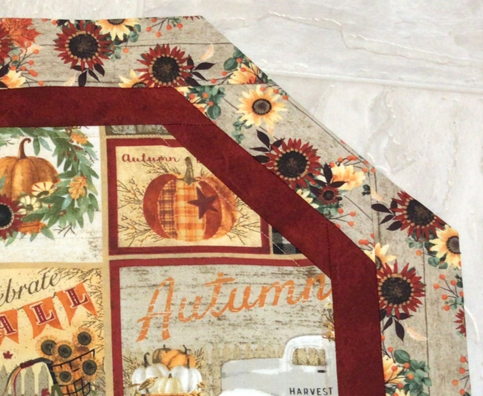 Hello Fall Table Topper Quilts for Sale Fall Decor Hostess | Etsy