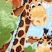 Giraffe Panel Baby Quilt, Quilted Wall Hanging, Nursery Decor, New Baby ...
