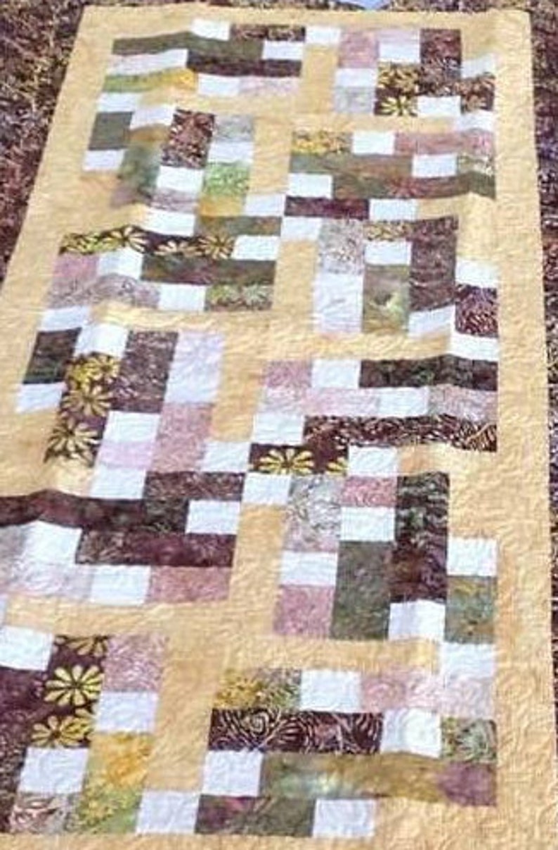 Batik Bed Runner Handmade Quilted Bed Runner Home Decor | Etsy