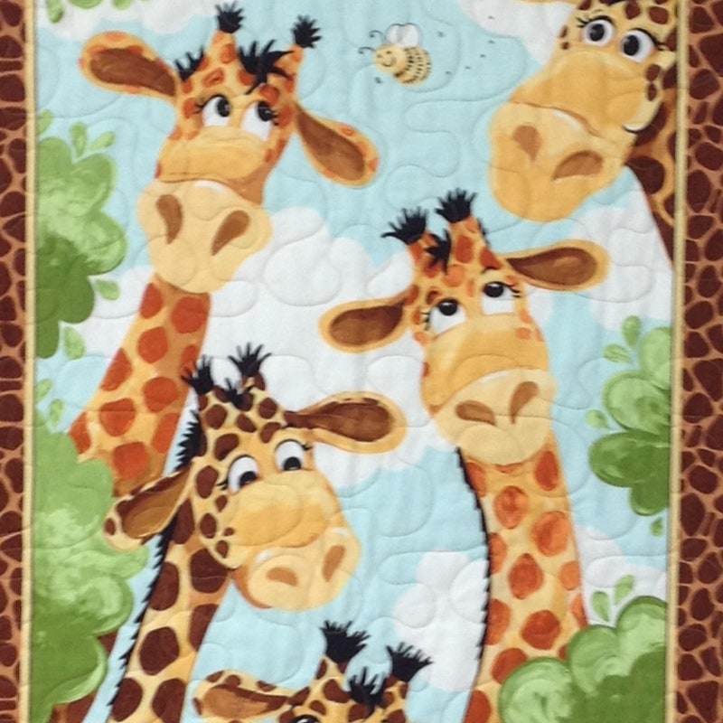 Giraffe Quilt - Etsy