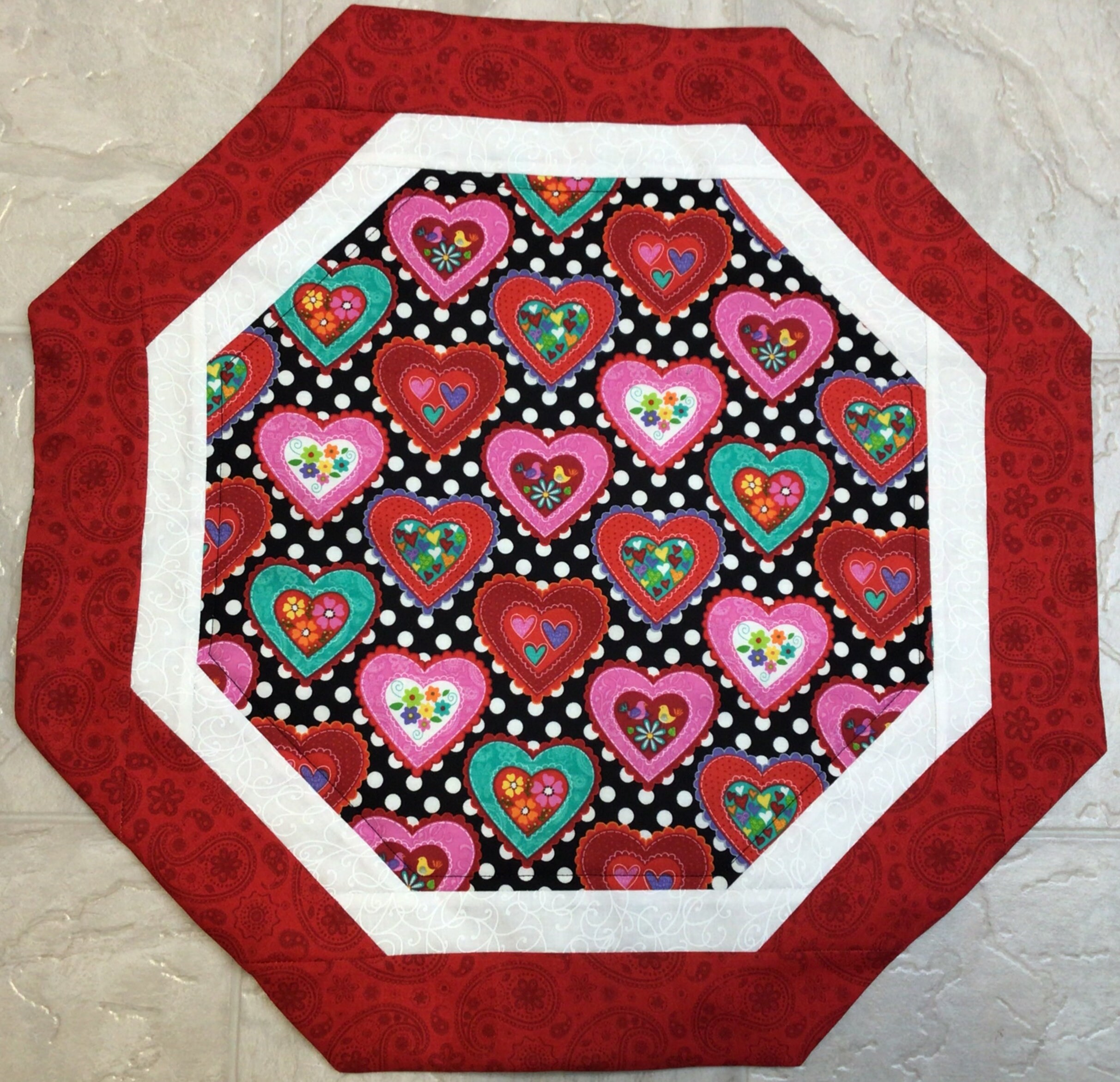 Valentine Table Topper Quilts for Sale Table Topper Home | Etsy