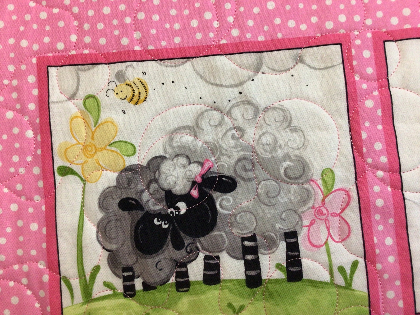 Lamb Panel Quilt Baby Quilt Handmade Quilts for Sale - Etsy