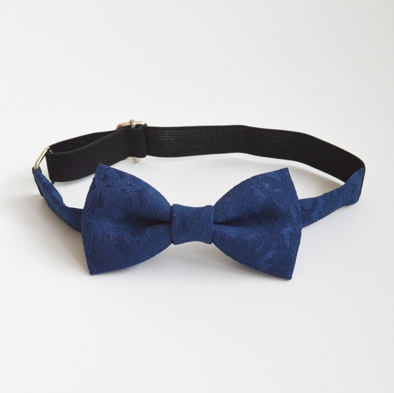 Dark Blue Bow Tie, Royal Bowtie, Blue Bowtie, Pre Tied Bowtie, Bow Tie ...