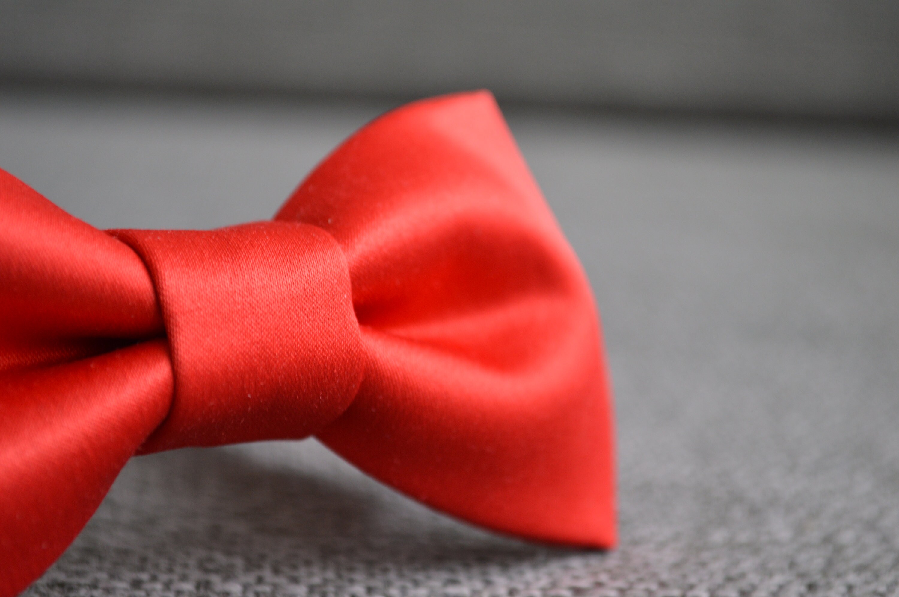 Red Bow Tie Simple Red Bow Tie for Men Rose Red Bow Tie - Etsy
