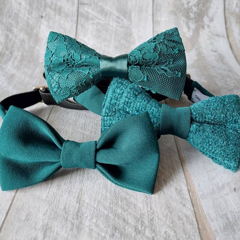 Green Bow Tie - Etsy