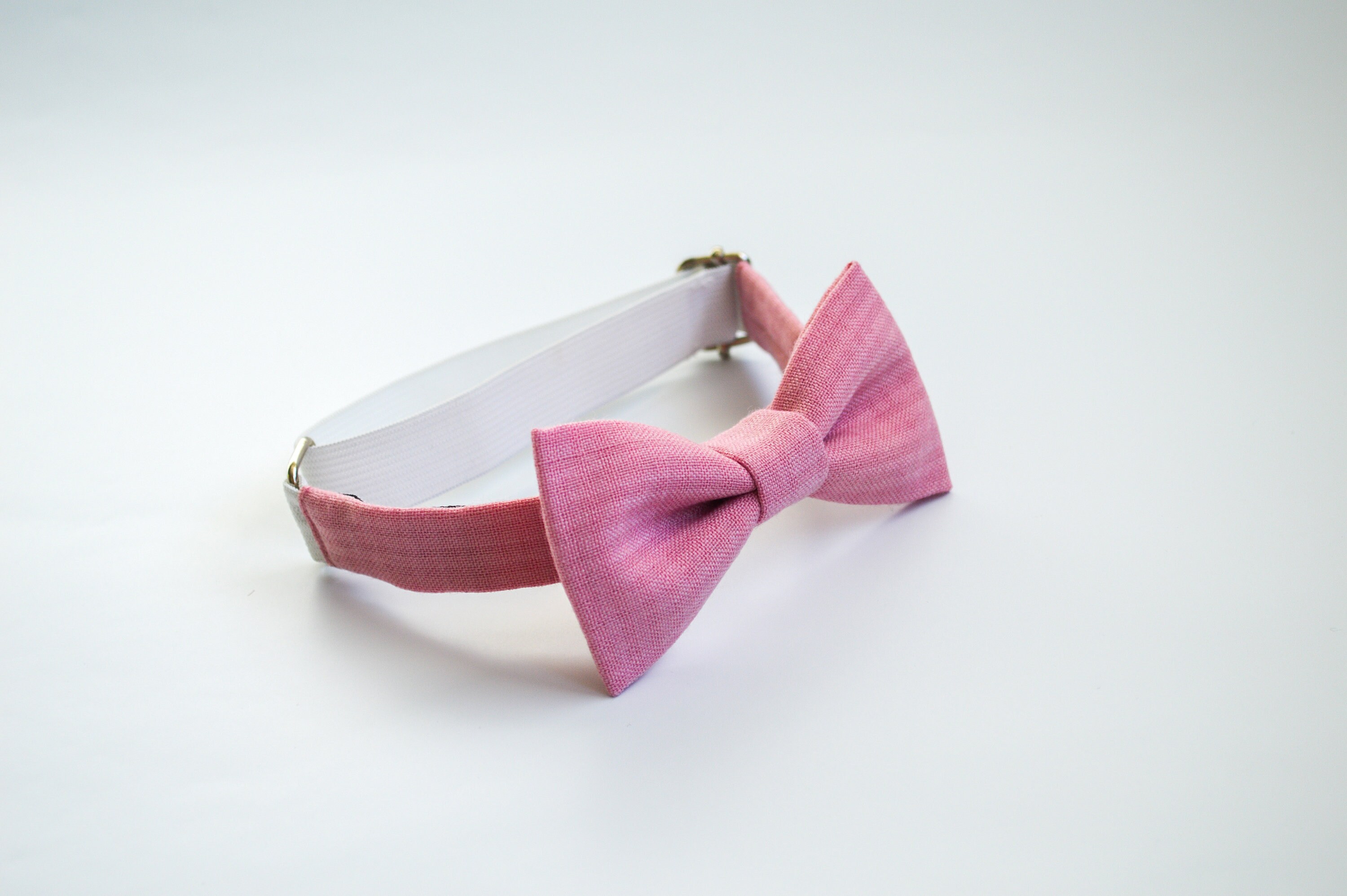 Rose Pink Bow Tie, Light Pink Bow Tie, Minimalist Bow Tie, Rosa Fliege ...