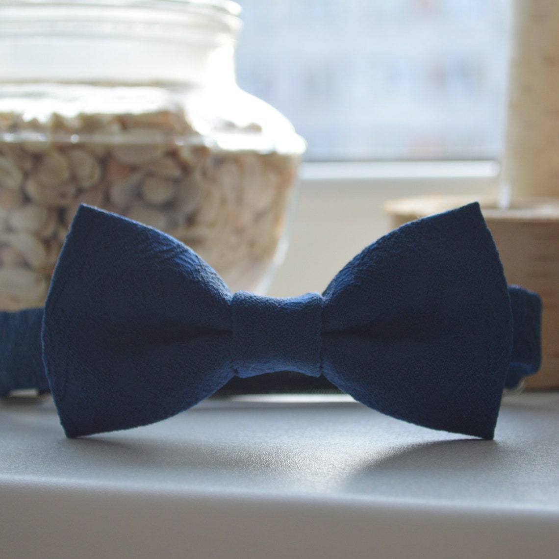 Dark Blue Bow Tie, Royal Bowtie, Blue Bowtie, Pre Tied Bowtie, Bow Tie ...