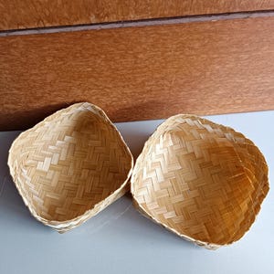 Woven Bamboo Sticky Rice Box, Bamboo Storage Box and Multifunction ...