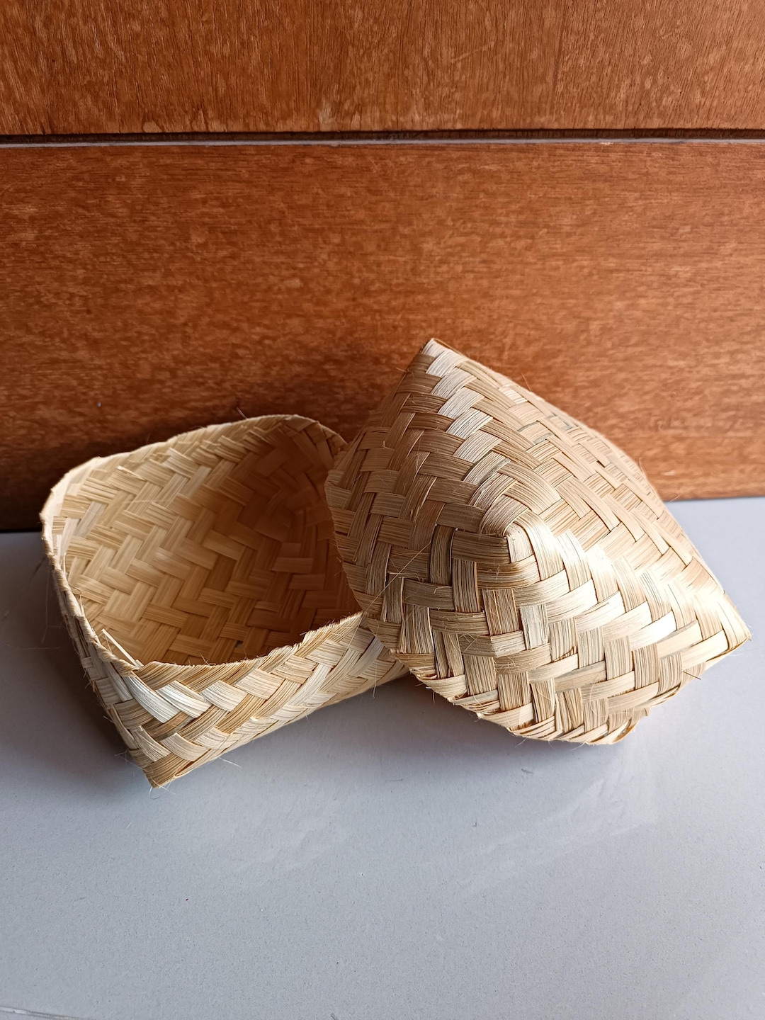 Woven Bamboo Sticky Rice Box, Bamboo Storage Box and Multifunction ...