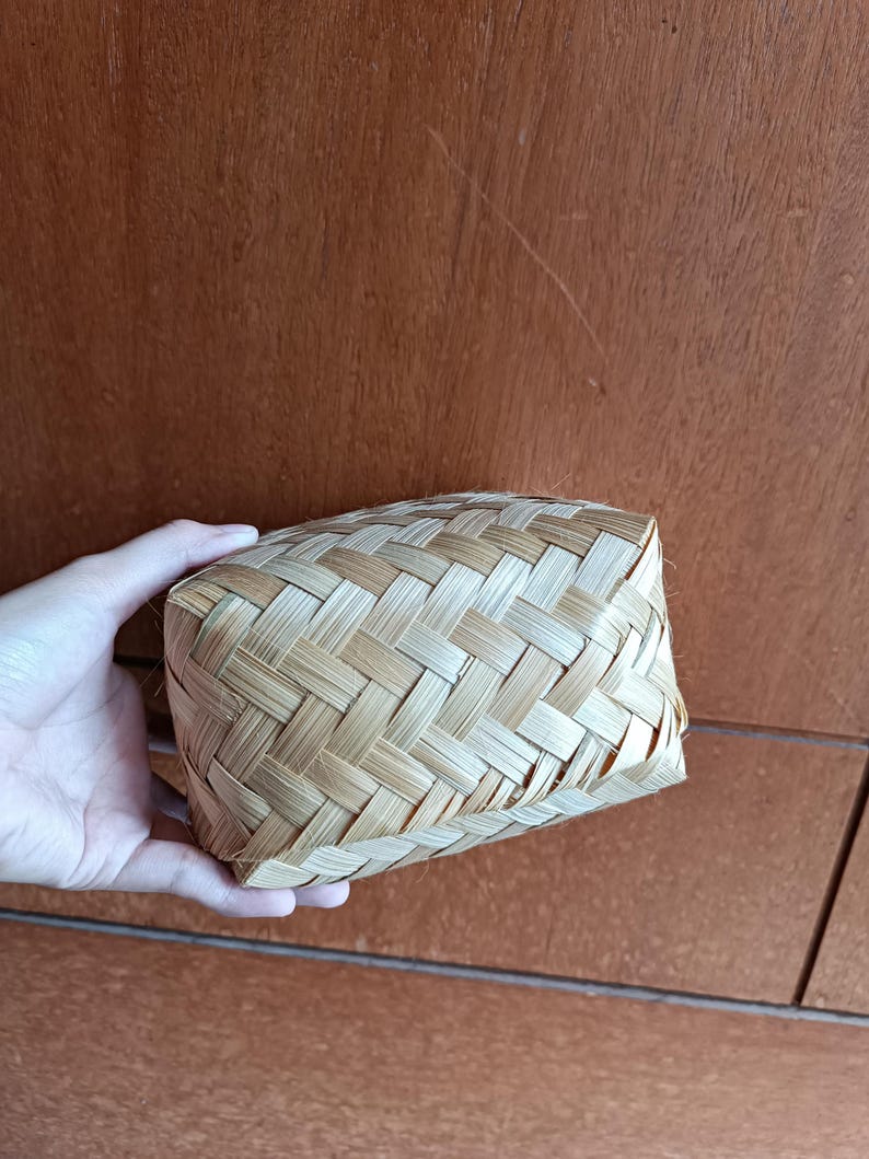 Woven Bamboo Sticky Rice Box, Bamboo Storage Box and Multifunction ...