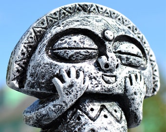 Diosa Luna, Taino Moon Goddess, Taino Artifact, Ancient Alien ...