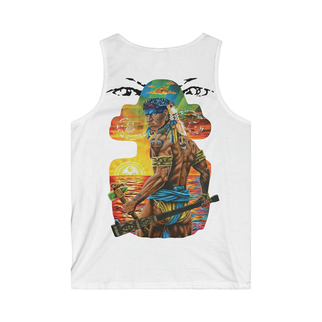 Cacique, Hatuey, Taino, Arawak, Native American, Men's Softstyle Tank ...