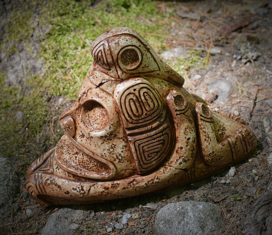 Yúcahu,birdman, Zemi Taino, Stone Taino Artifact, Three-pointed Zemi ...