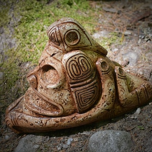 Yúcahu,birdman, Zemi Taino, Stone Taino Artifact, Three-pointed Zemi ...