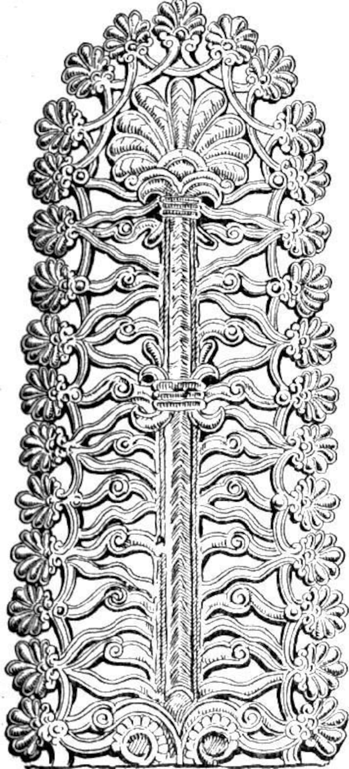 The Tree of Life Assyrian Tree of Life Garden of Eden Tree | Etsy Canada