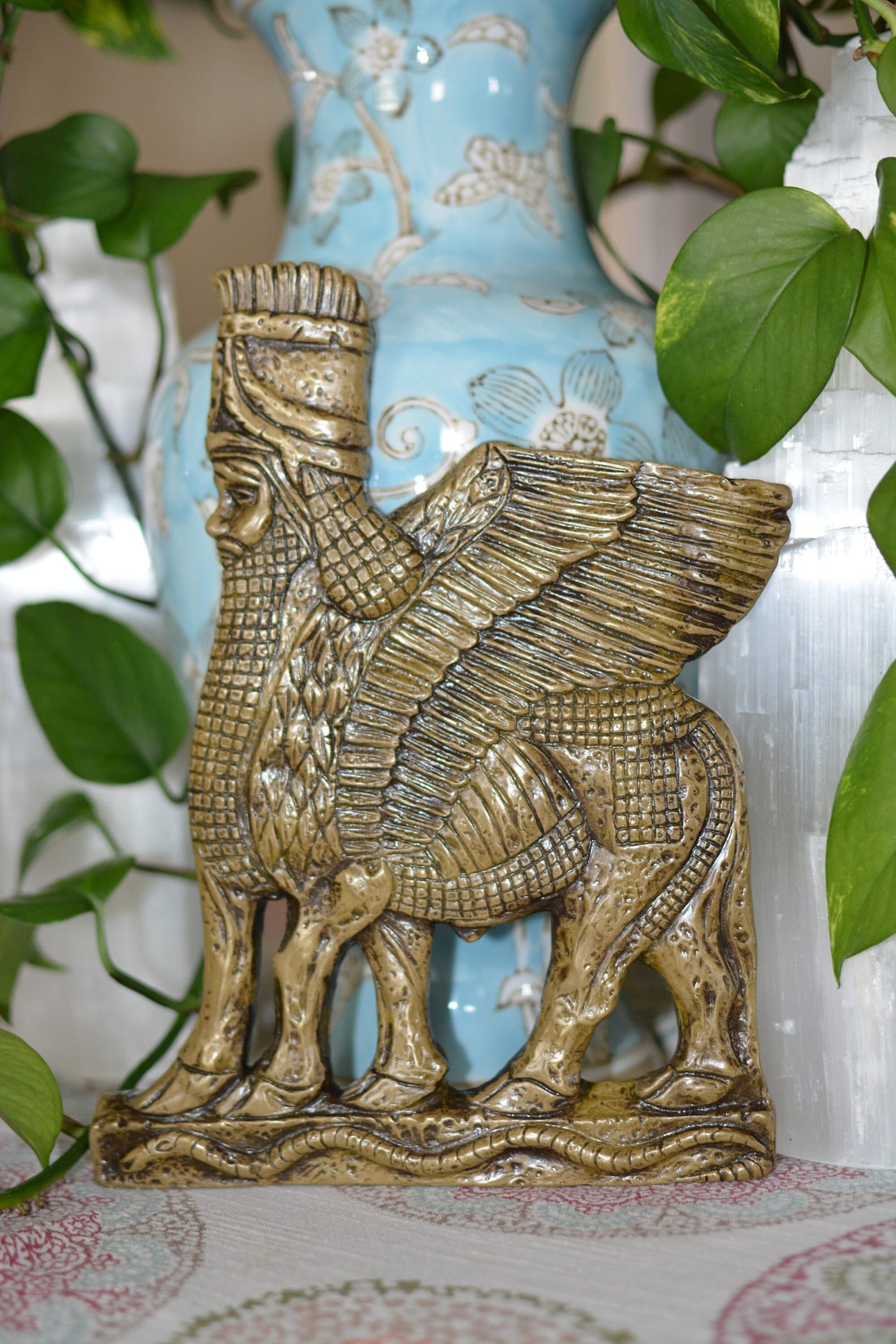 Golden Lamassu Plaque Father Crespi Collection Assyrian - Etsy UK