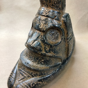 Yúcahu,birdman, Zemi Taino, Stone Taino Artifact, Three-pointed Zemi ...