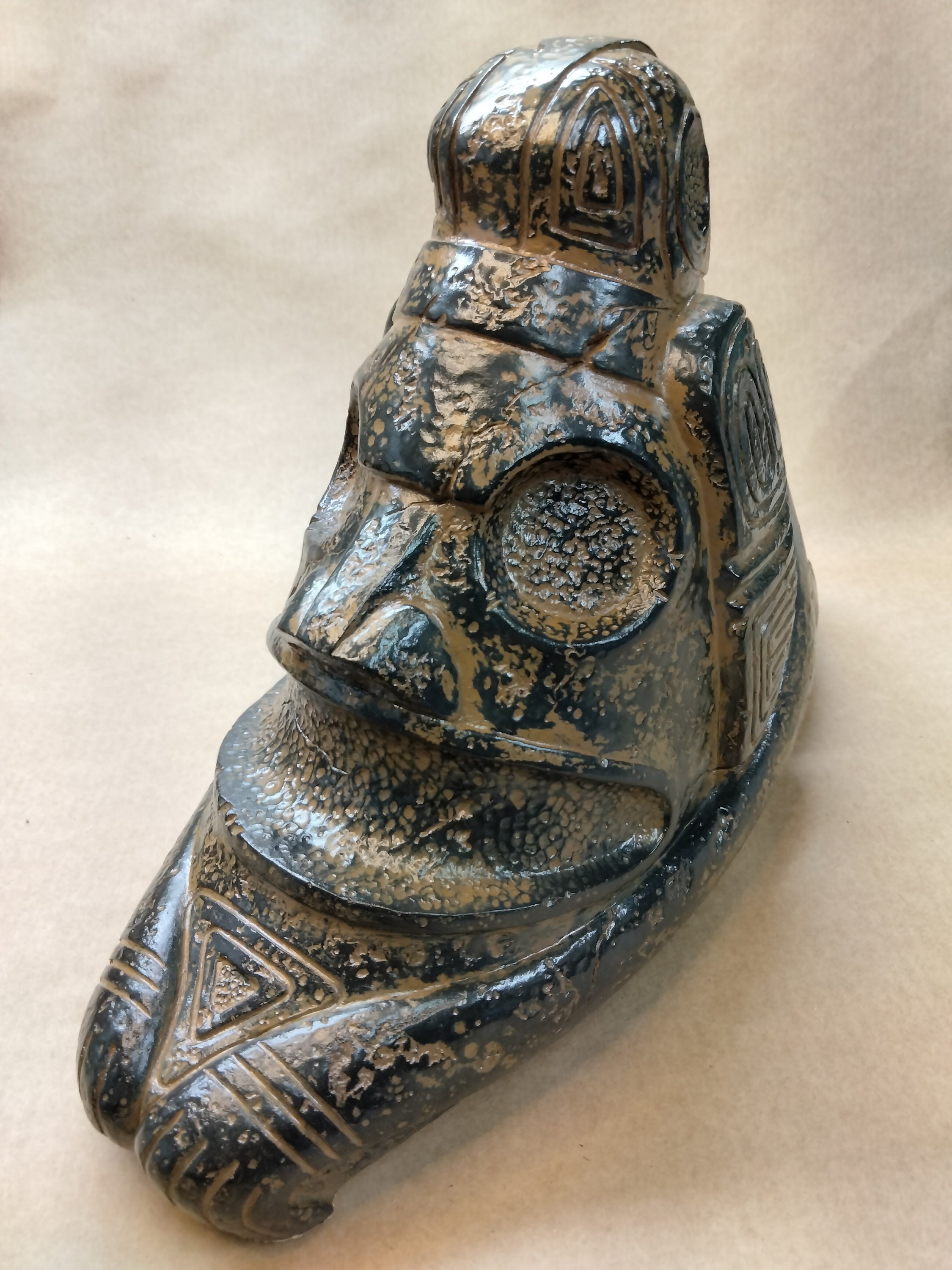 Yúcahu,birdman, Zemi Taino, Stone Taino Artifact, Three-pointed Zemi ...
