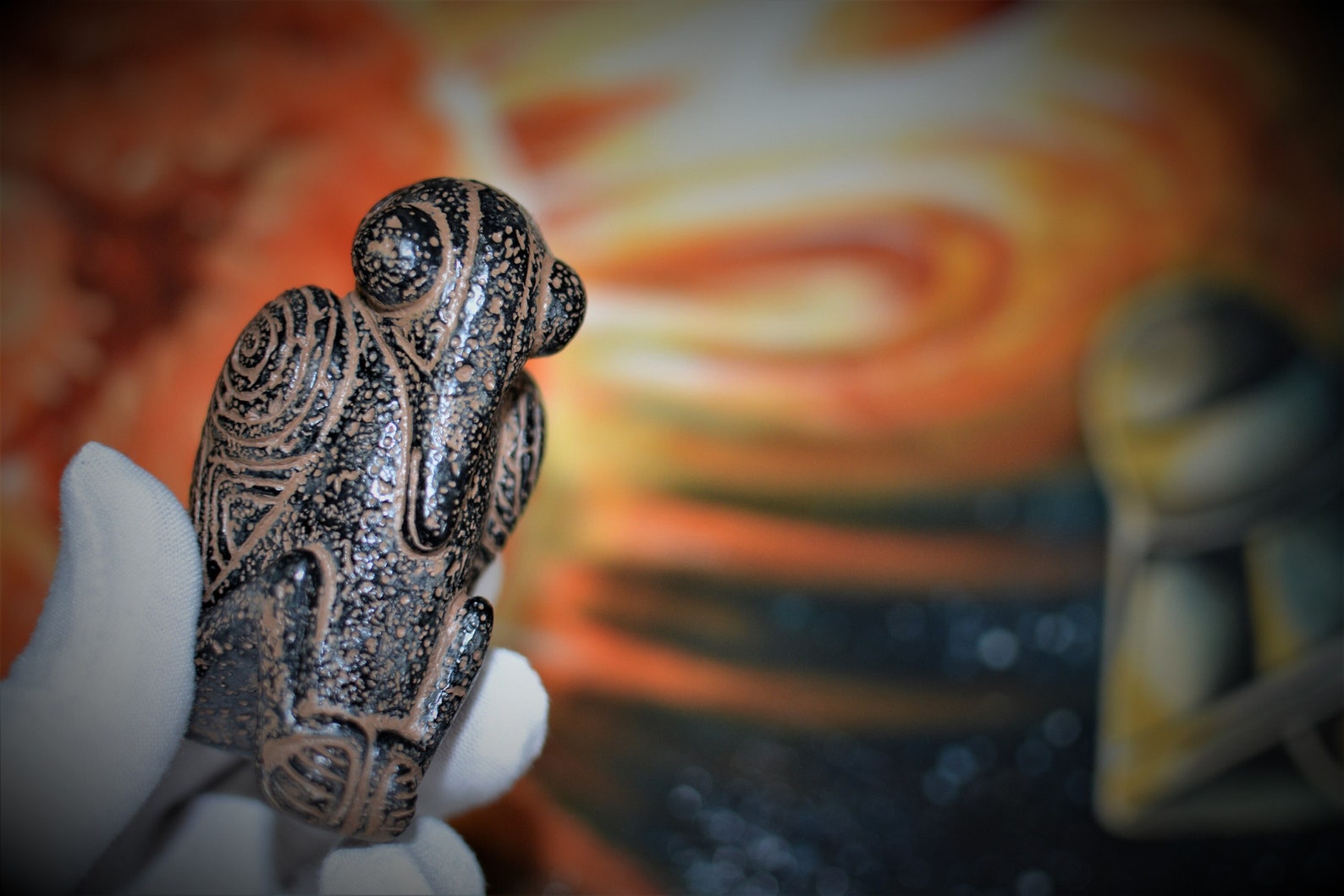 TAINO BIRD MAN Sculpture, Escultura Taina De Hombre Pajaro, Shaman ...
