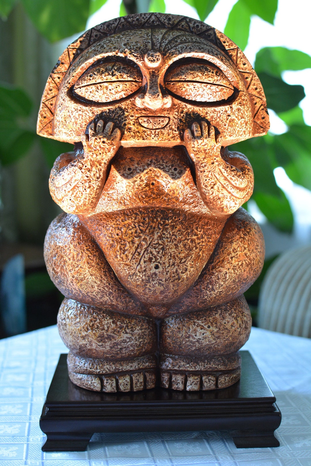 Diosa Luna, Stone Artifact, Hydrostone, Taino Moon Goddess, Taino ...