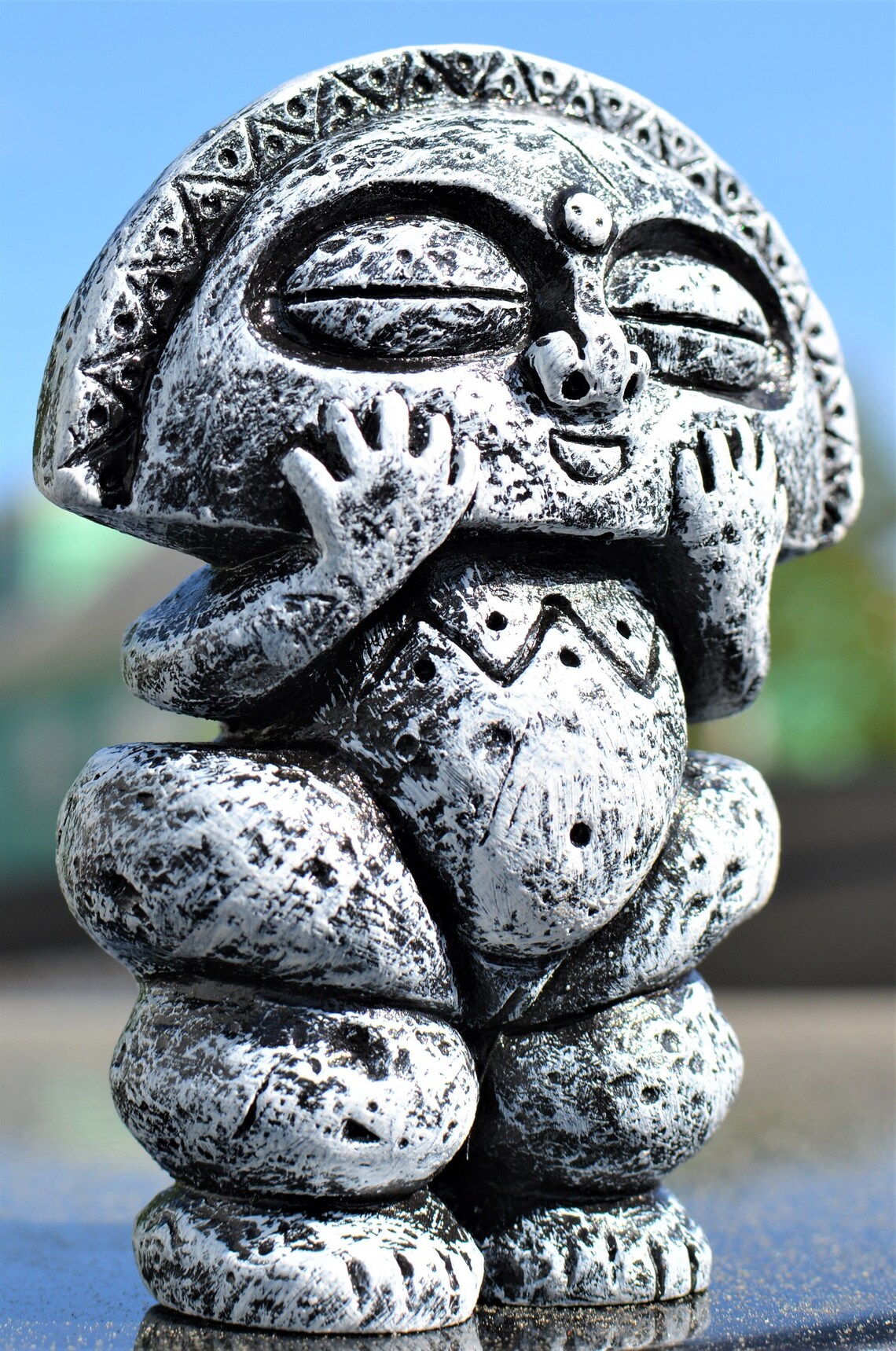 Diosa Luna Taino Moon Goddess Taino Artifact Ancient Alien | Etsy