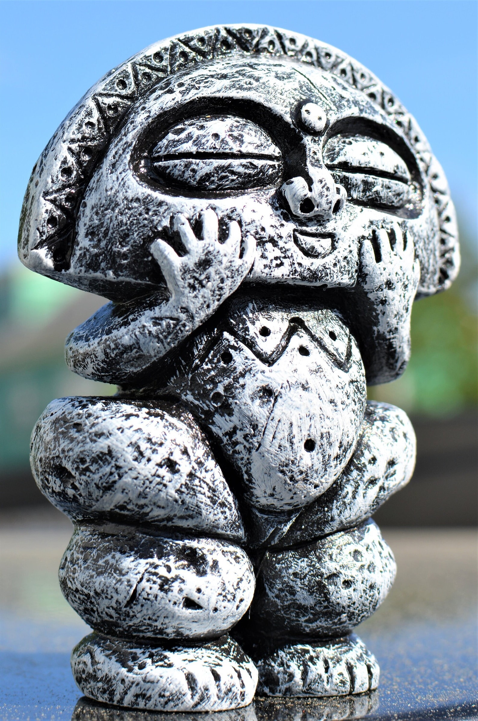 Diosa Luna Taino Moon Goddess Taino Artifact Ancient Alien | Etsy