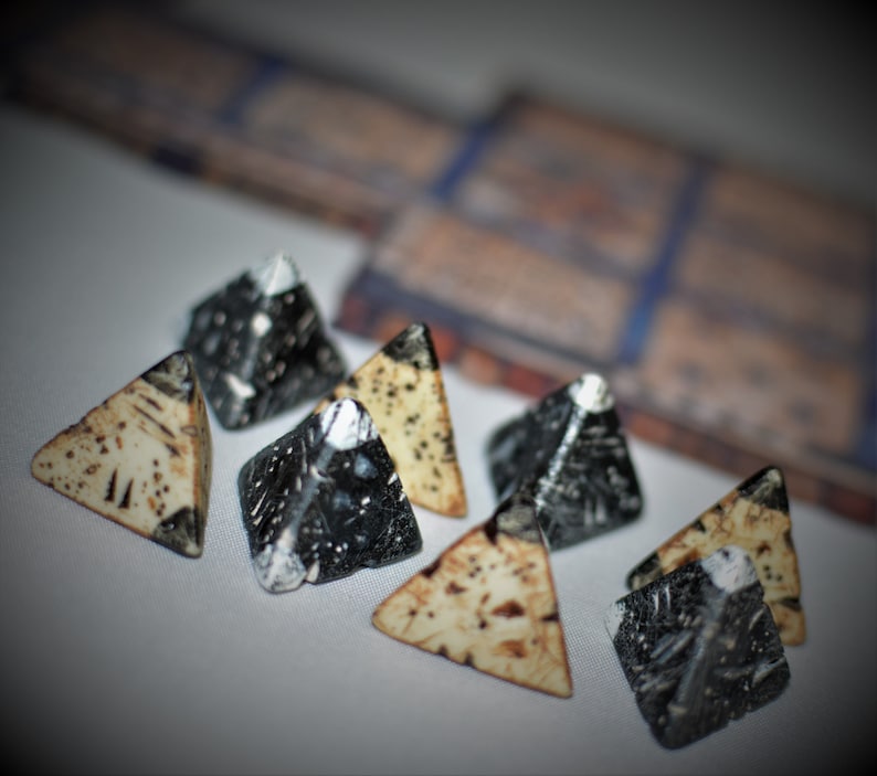 The Royal Game of Ur Aged Dice - Etsy