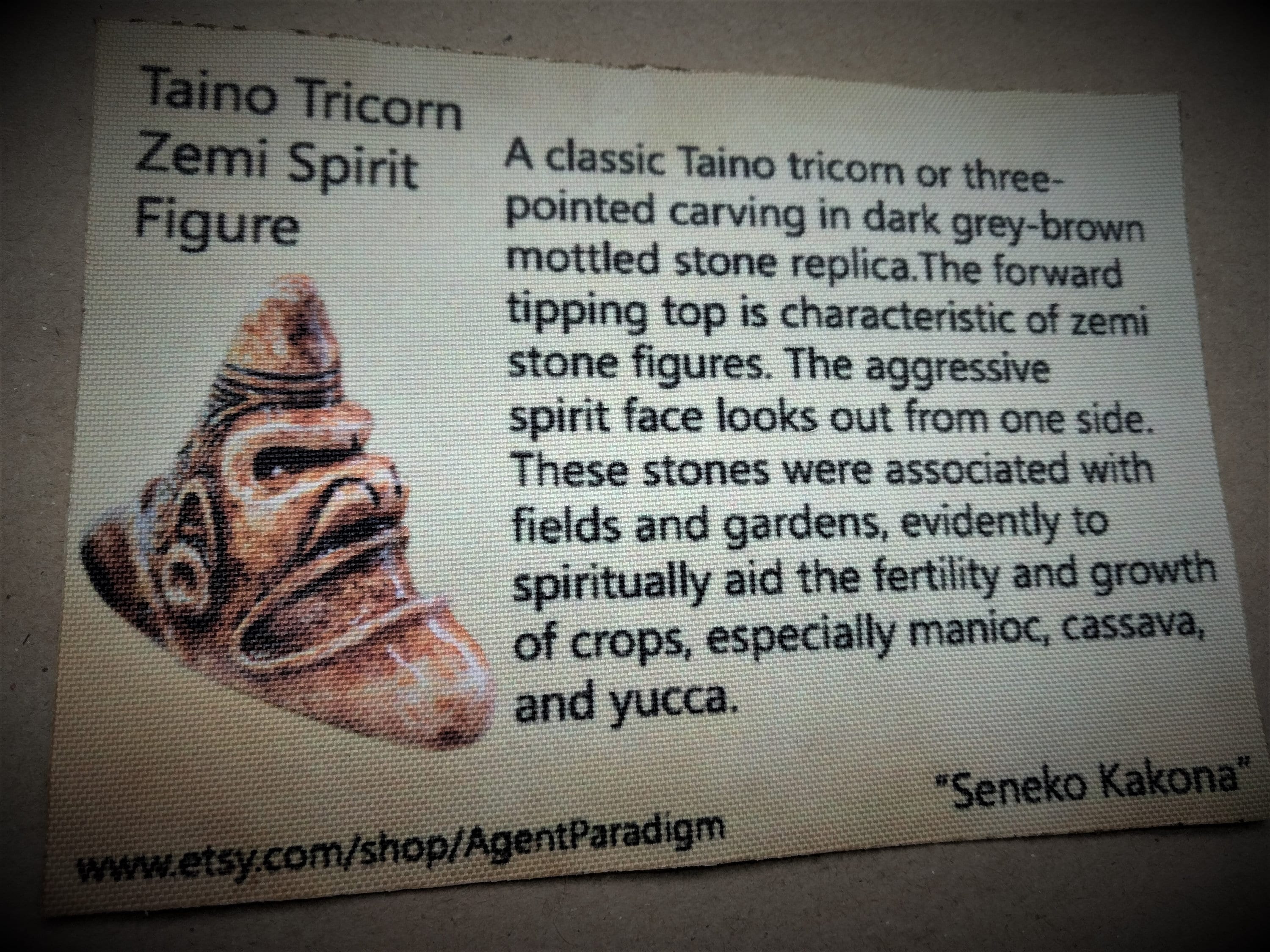 Yúcahu, Zemi Taino, Stone Taino Artifact, Three-pointed Zemi, God of ...