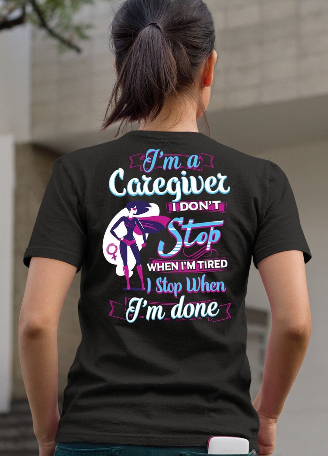 I'm A Caregiver T-shirt, Caregiver Life Shirt, Caregiver Shirts, Care ...