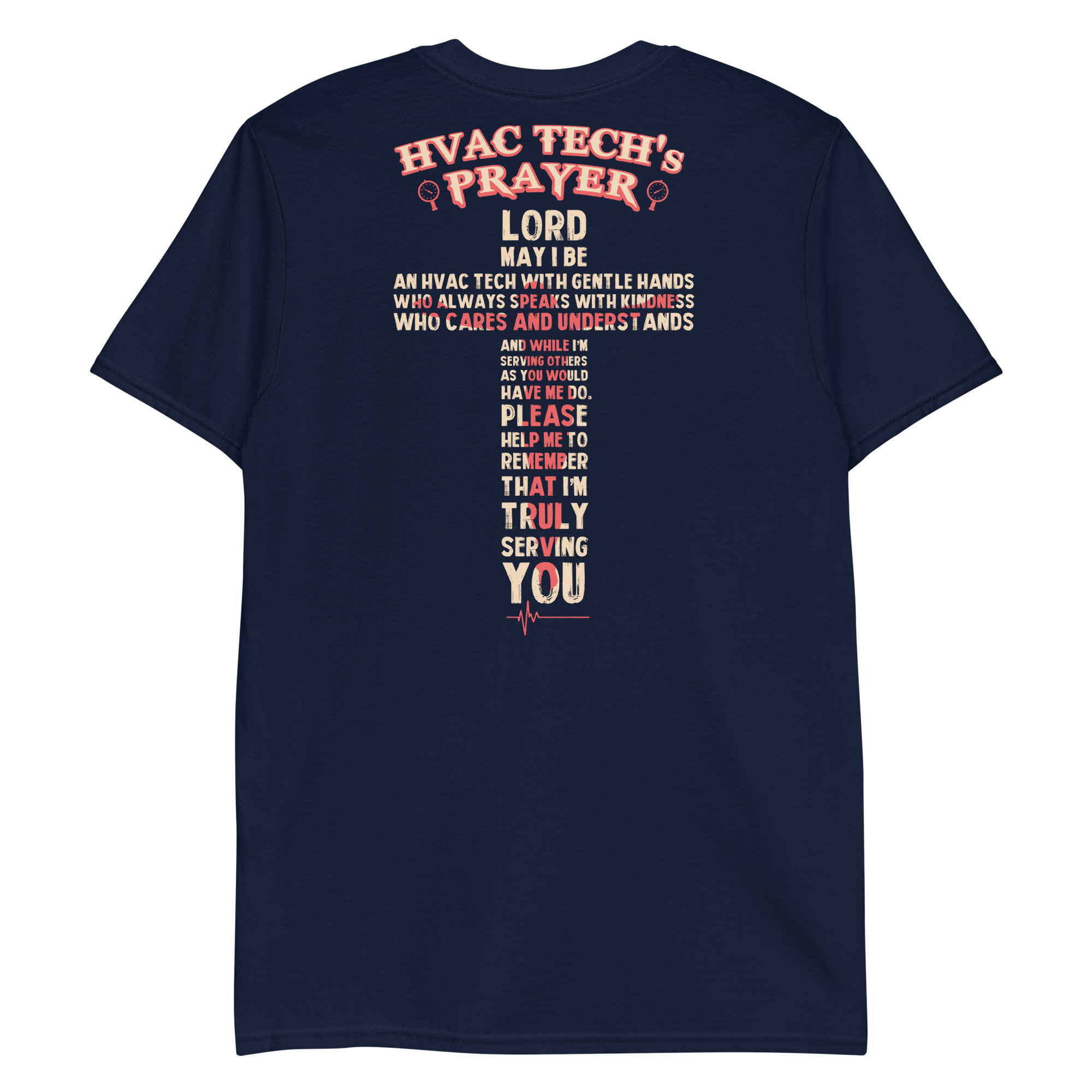 HVAC Tech's Prayer T-shirt, Hvac Tech Faith Shirt, Bible Verse Hvac ...